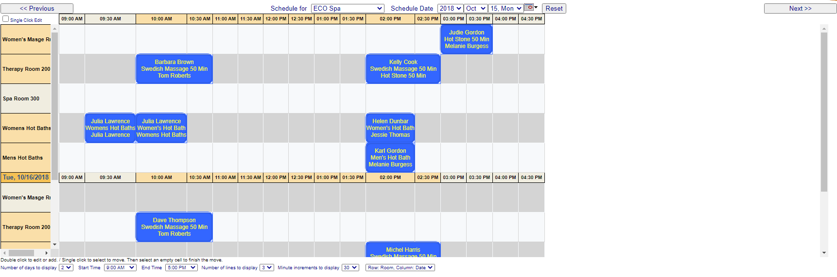 Activity Schedule