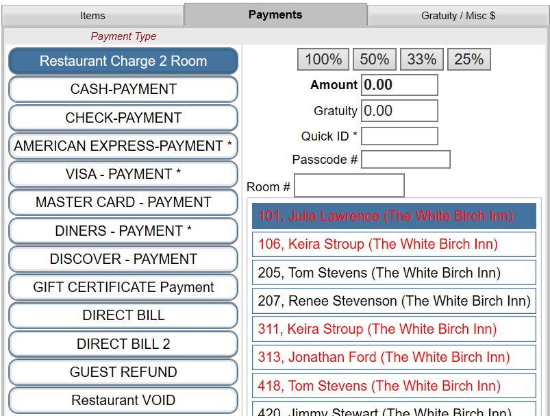 Applying Payments to an Open Check