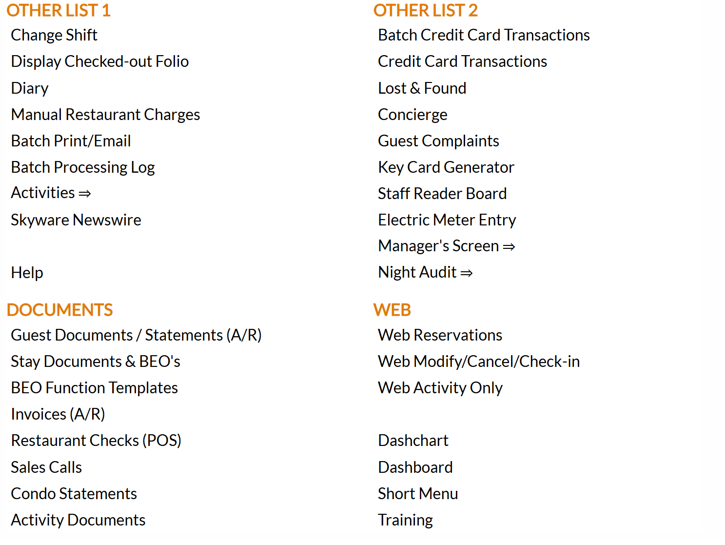 Other Front Desk Tasks Overview